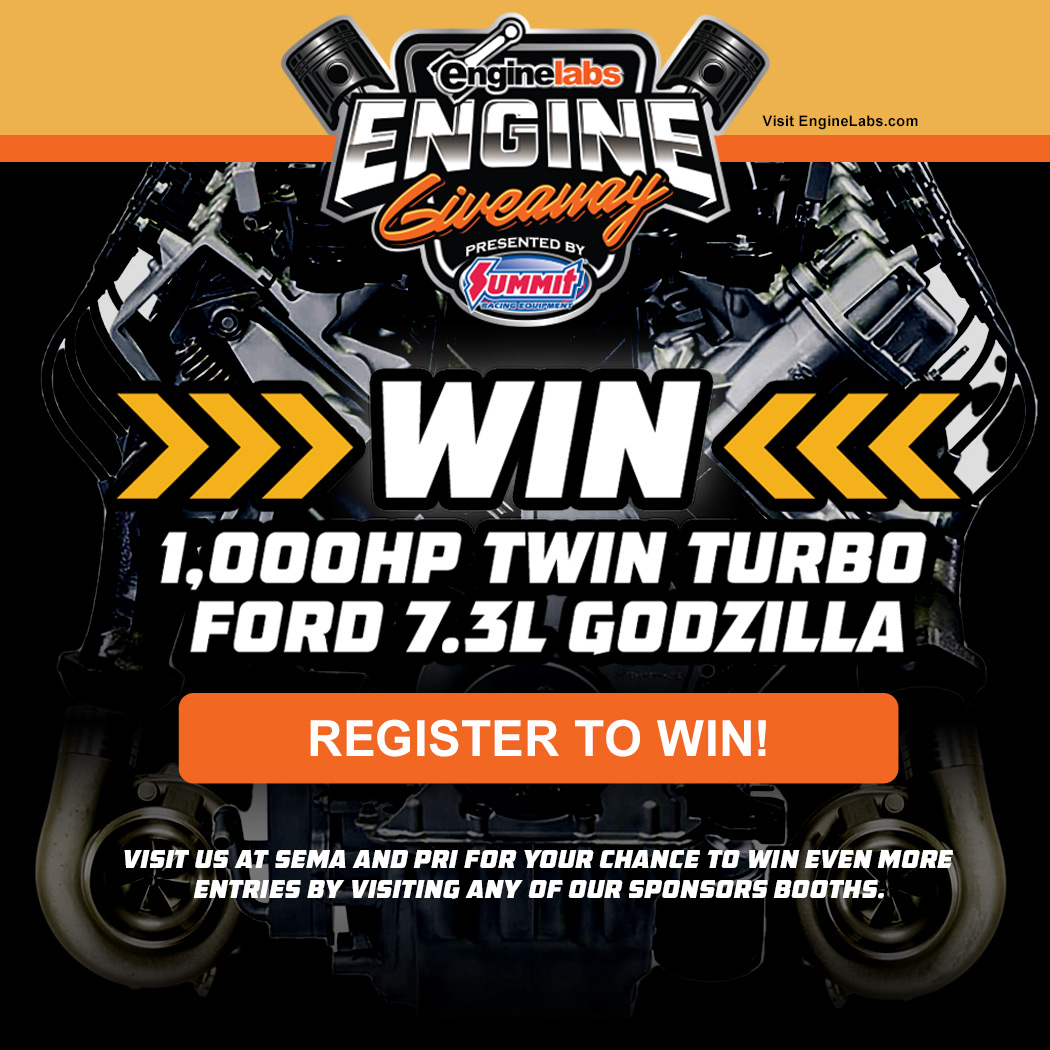 Power Automedia’s 1,000-HP 7.3L Godzilla Engine Giveaway Presented by ...